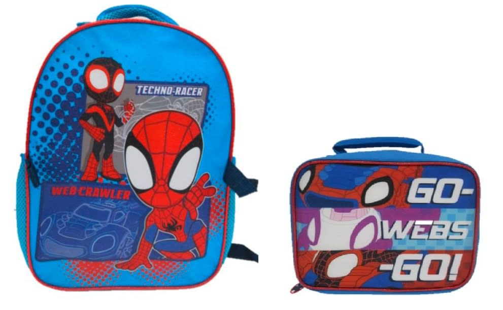 Mochila Con Lonchera Spidey Y Sus Amigos Descripción del producto. Mochila mide aprox: Alto ...