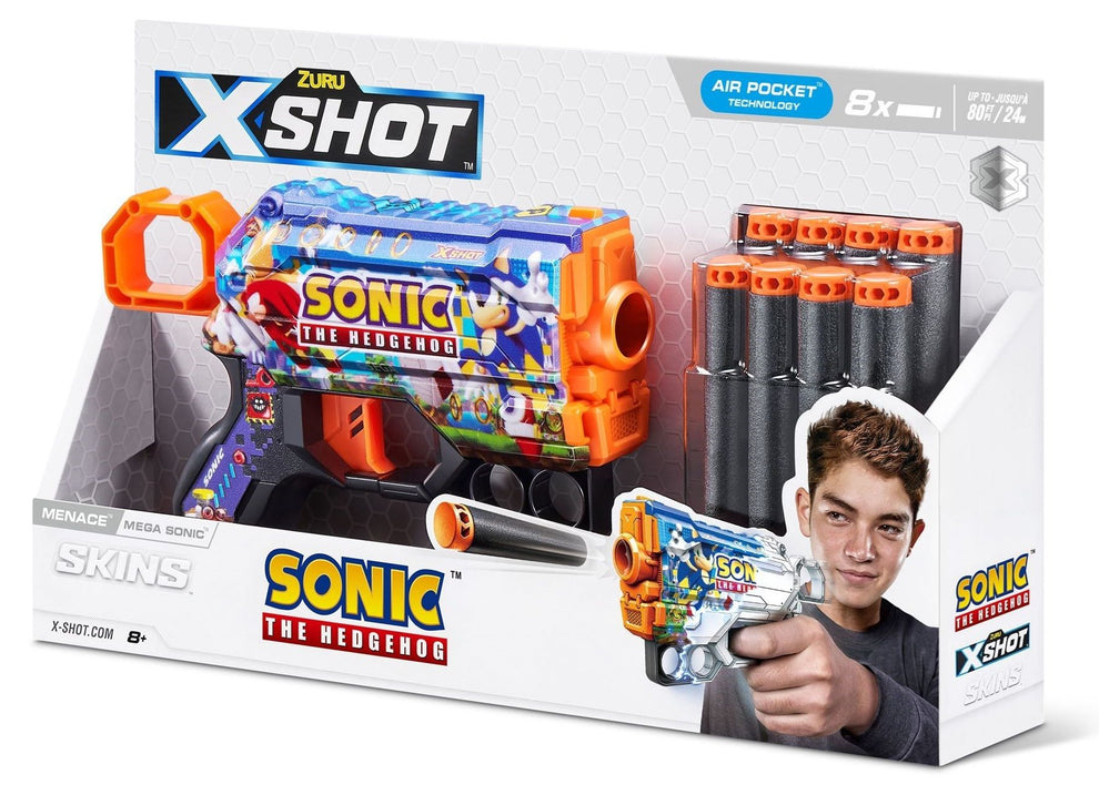 Pistola Lanzadardos Shot Skins Menace de Sonic The Hedgehog one Zuro ...
